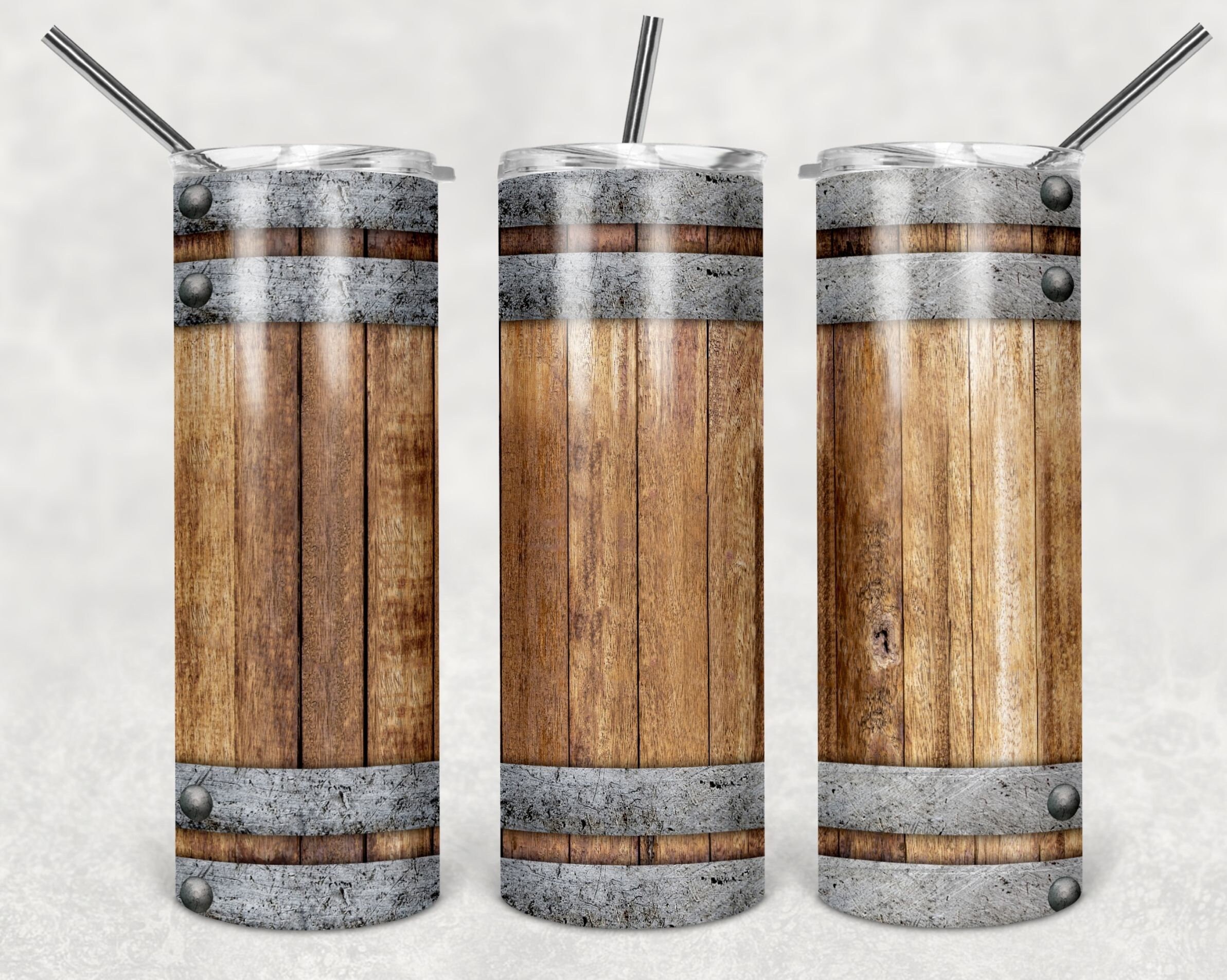 Whiskey Barrel Tumbler Template Design - Etsy