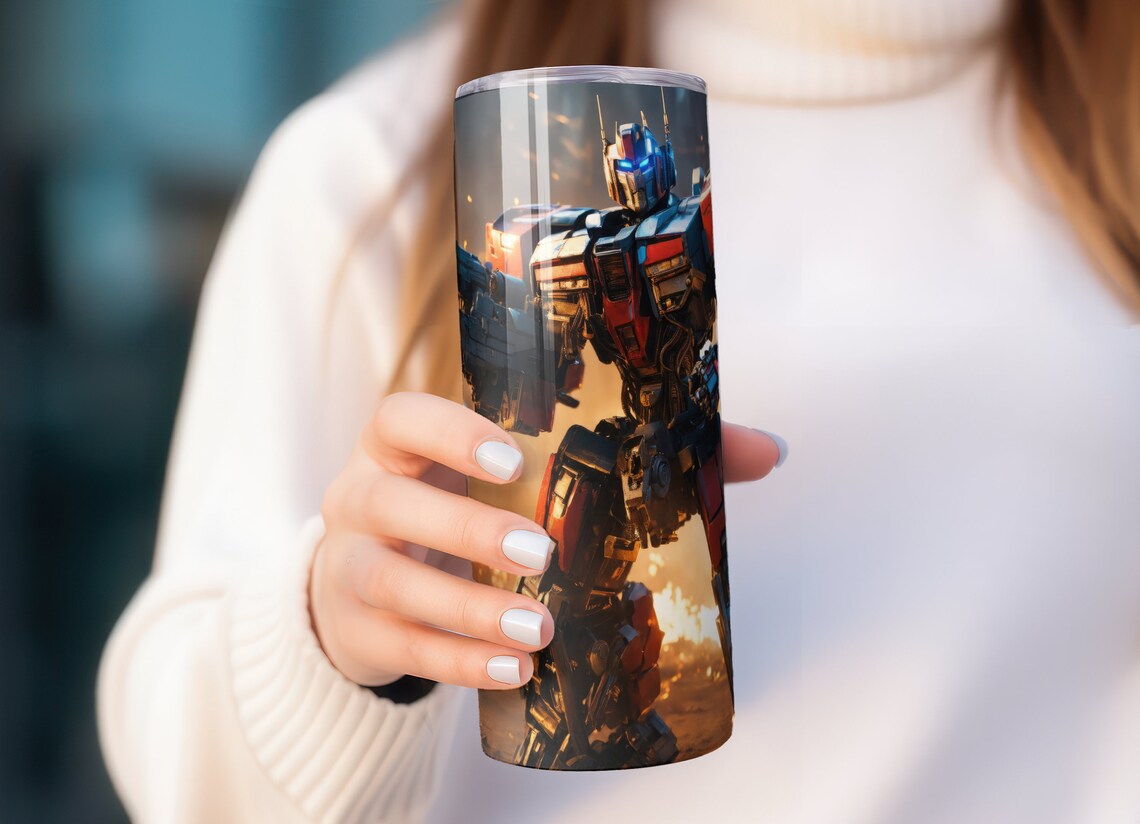 Bumblebee Tumbler Wrap PNG, Transformers,straight Skinny Tumbler Wrap ...