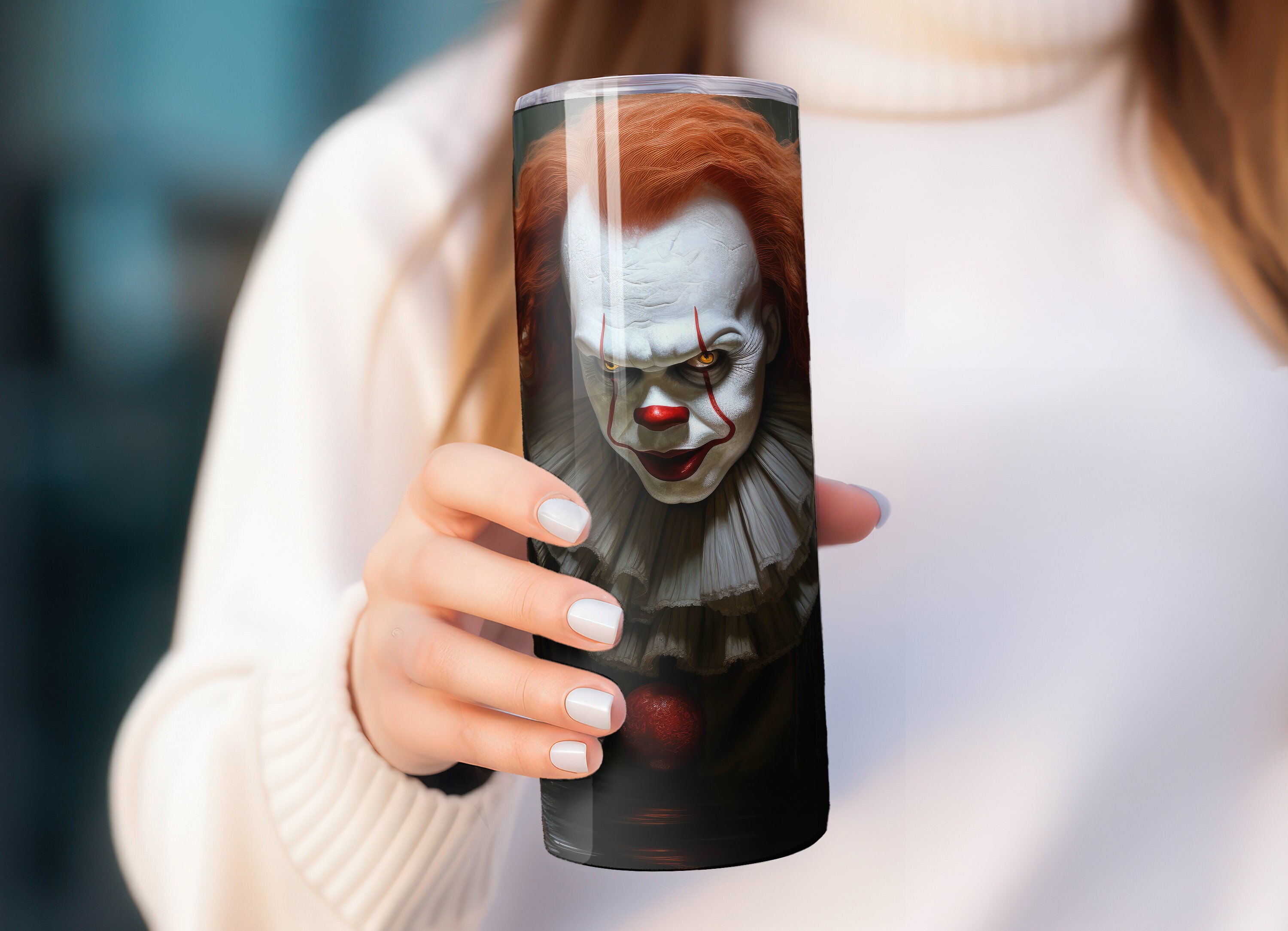 2 Pennywise Tumbler Wrap Design Pennywise Tumbler Wrap PNG - Etsy