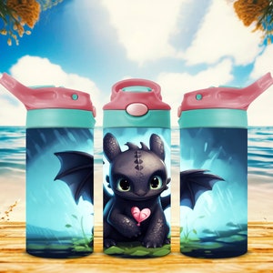 Toothless Tumbler Wrap,2 Toothless 20oz and 12oztumbler Design ...