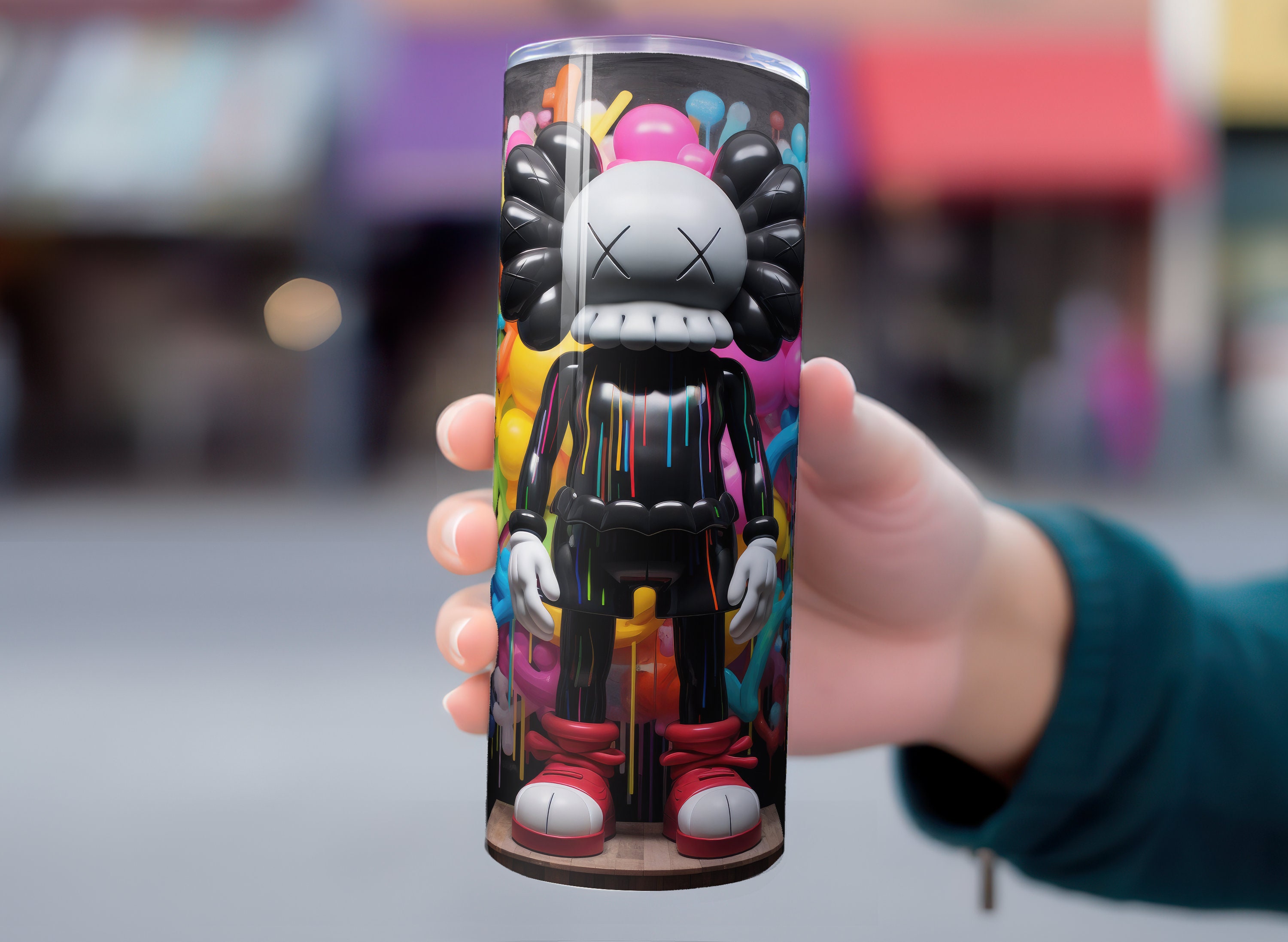 Kaws Tumbler Wrap, Sublimation Tumbler Design, Kaws Tumbler Wrap Design ...