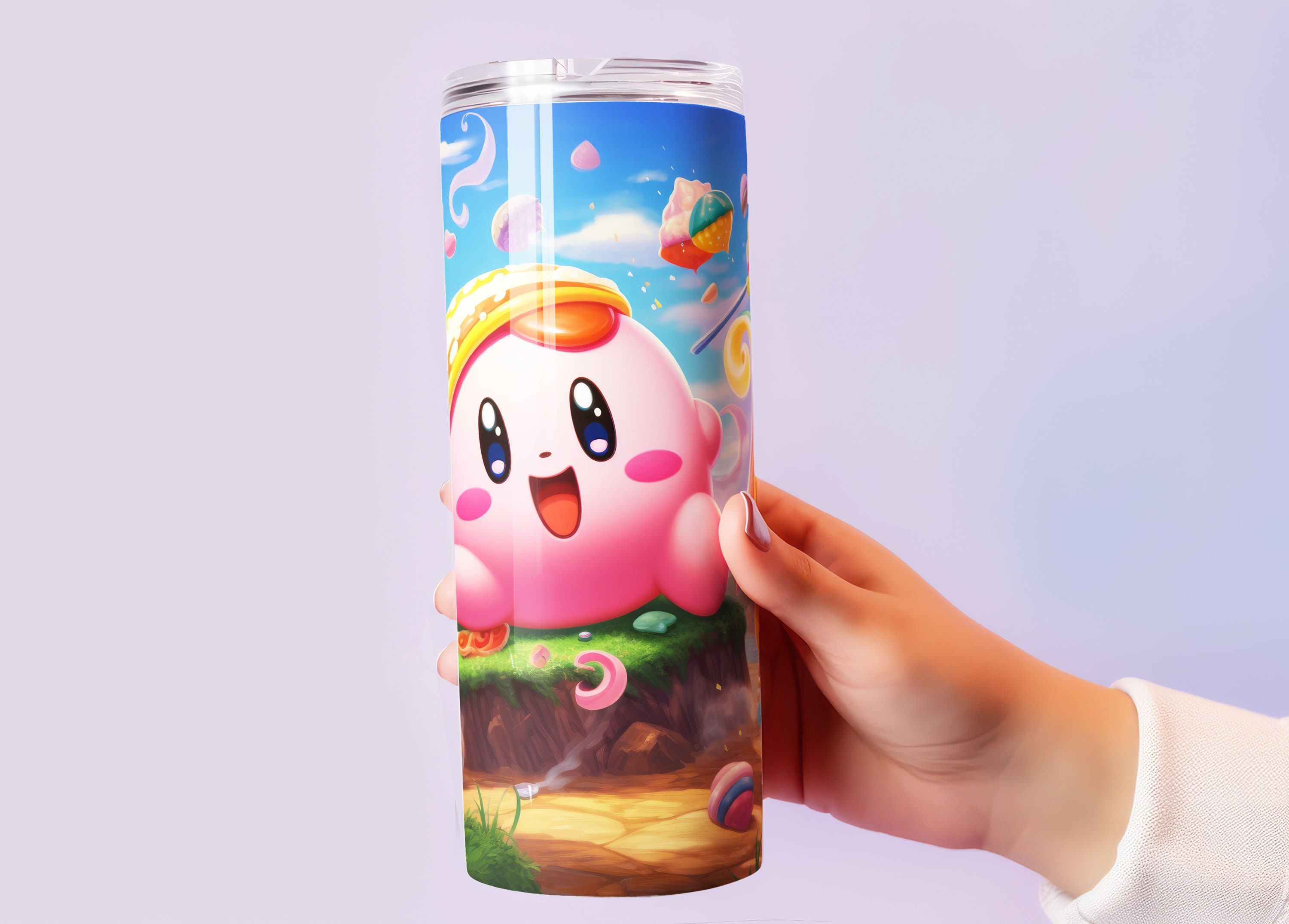 Kirby Tumbler Wrap, Kirby Tumbler Wrap Sublimation Design, Instant Download Png,christmas Gift ...