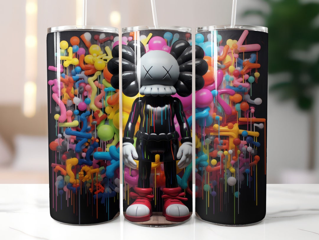Kaws Tumbler Wrap, Sublimation Tumbler Design, Kaws Tumbler Wrap Design ...