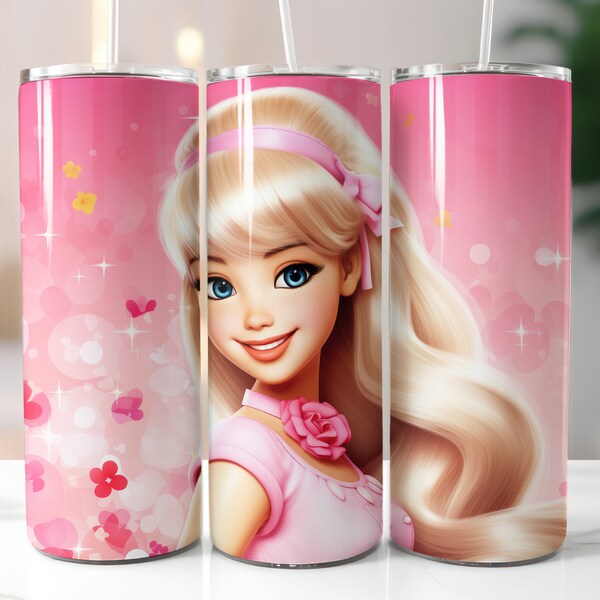 Barbie Png Tumbler - Etsy