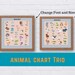 Toddlers Animal Chart, Playroom Prints, Childrens Learning Chart ...