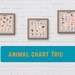 Toddlers Animal Chart, Playroom Prints, Childrens Learning Chart ...