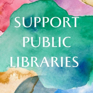 Support Public Libraries Bookmark - Etsy