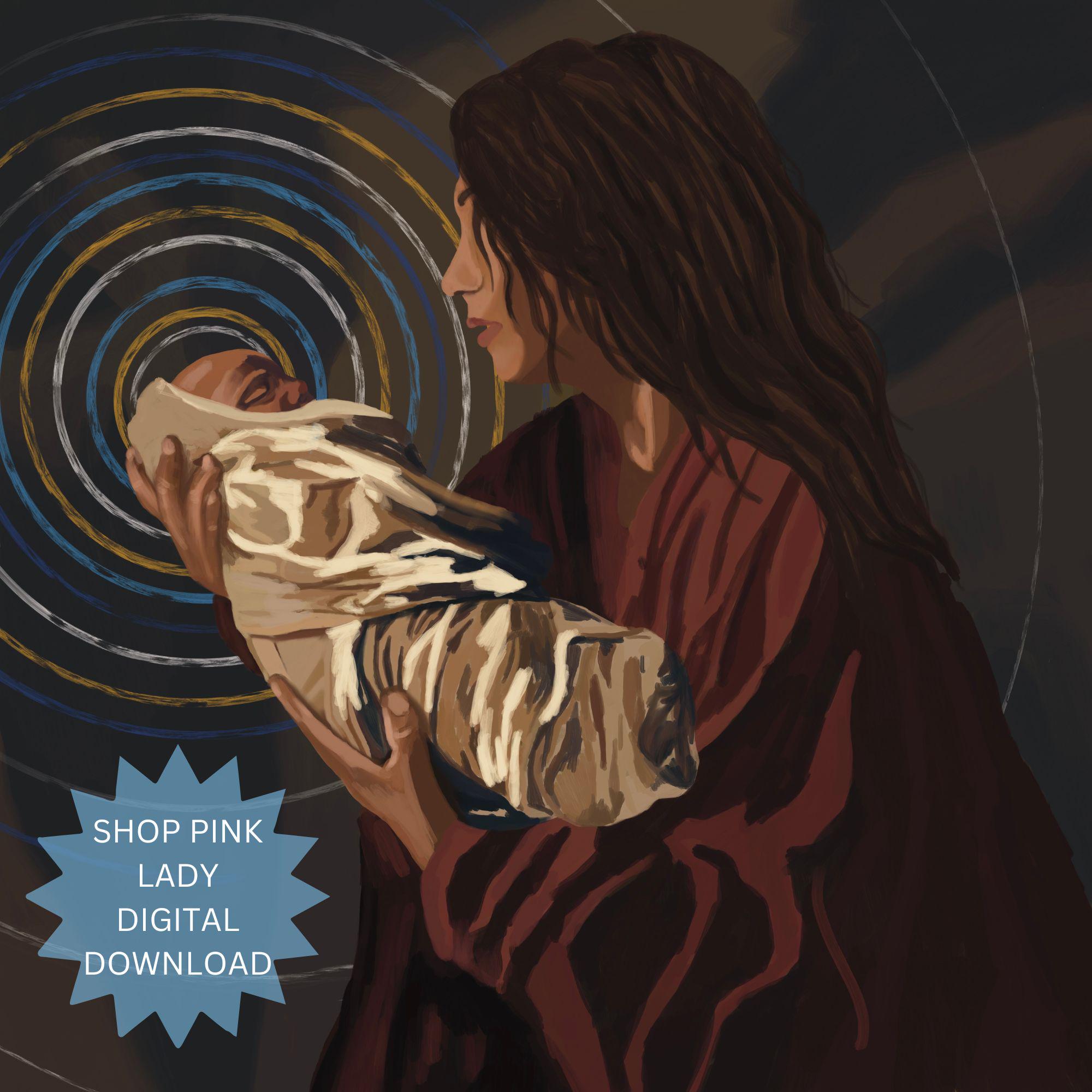 Christ Child and Mother Mary PRINTABLE DOWNLOAD - Etsy