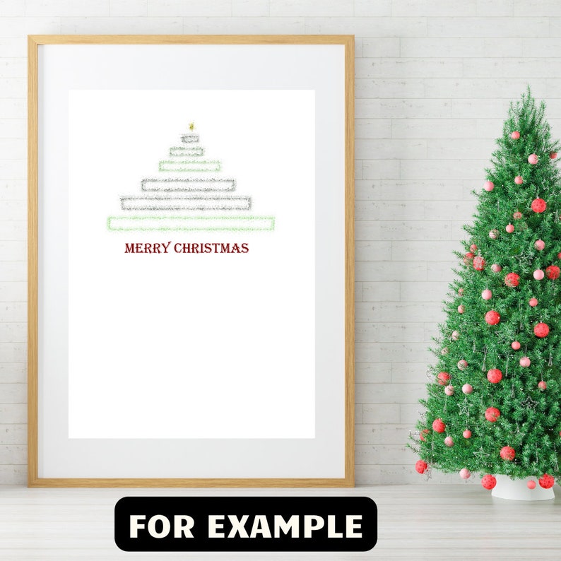 Printable Christmas Card Printable Holiday Card Watercolor - Etsy