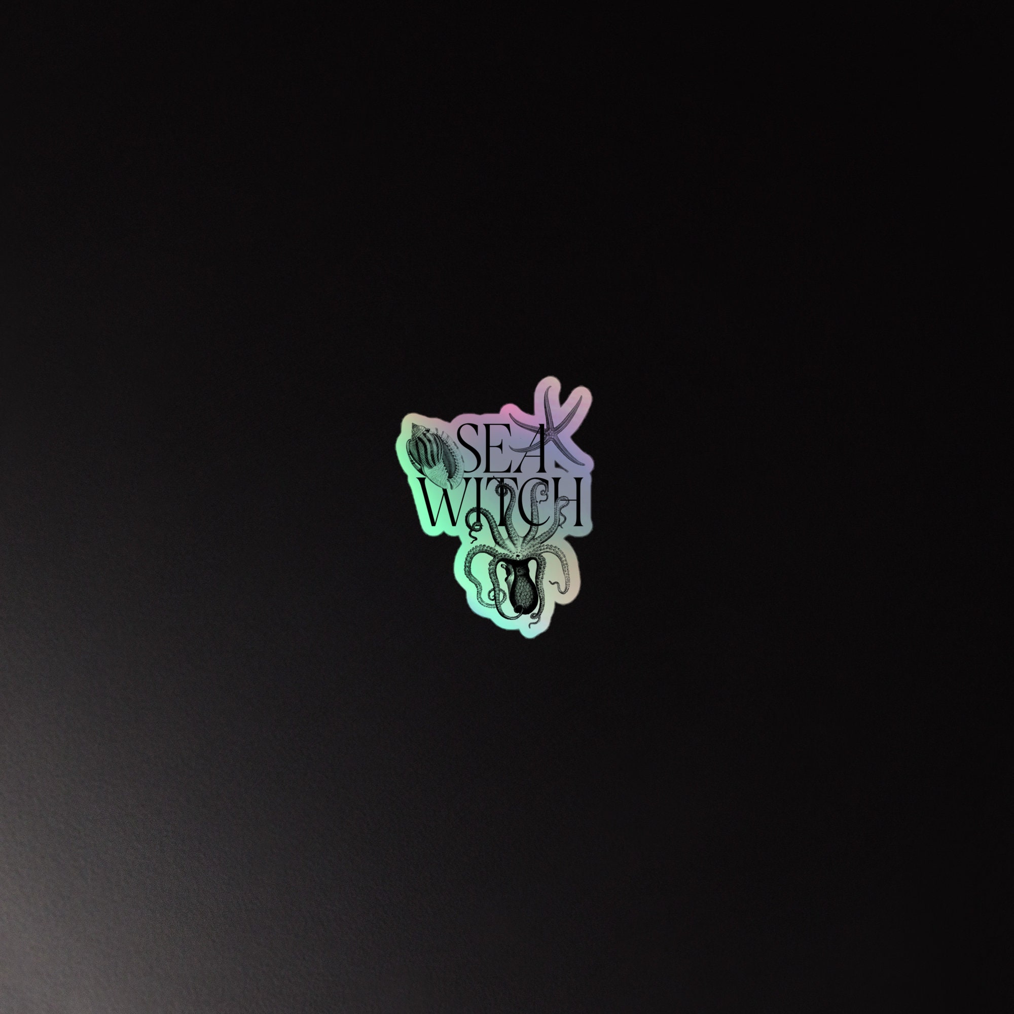 Holographic Sea Witch Sticker Sea Witch Stickers for Shells and Sea ...