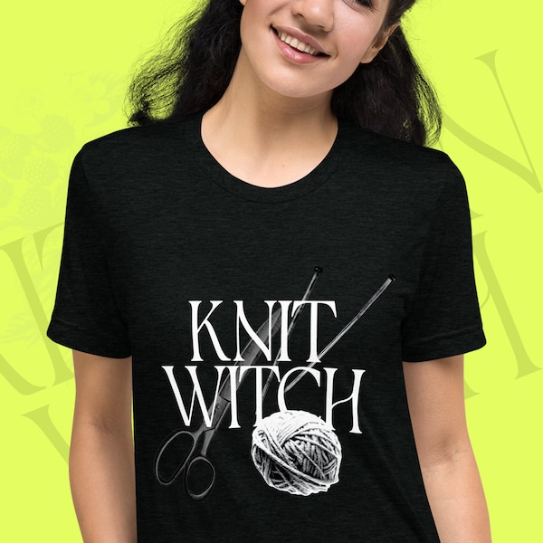 Witch Knitting Shirt - Etsy