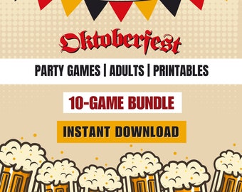 Oktoberfest Game, Printable Oktoberfest Game, Beer Festival Game ...