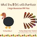 Pin the Tail on the Turkey, Fun Family Thanksgiving Activity for Kids ...