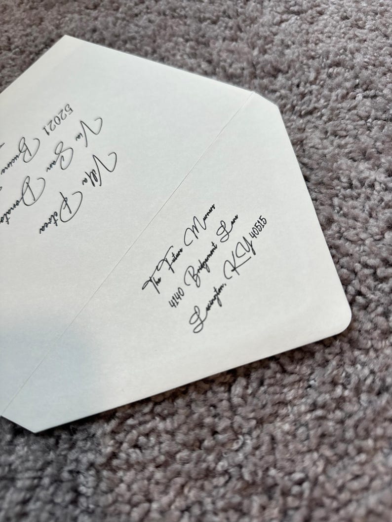 Custom Envelope Addressing (A9) - Etsy