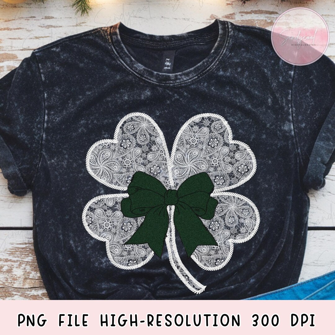 Lace Clover PNG, St Patrick's Day Shamrock, Four Leaf Clover ...