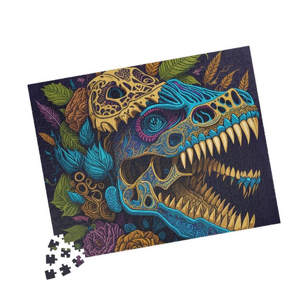 Sugar Skull Puzzle - Etsy