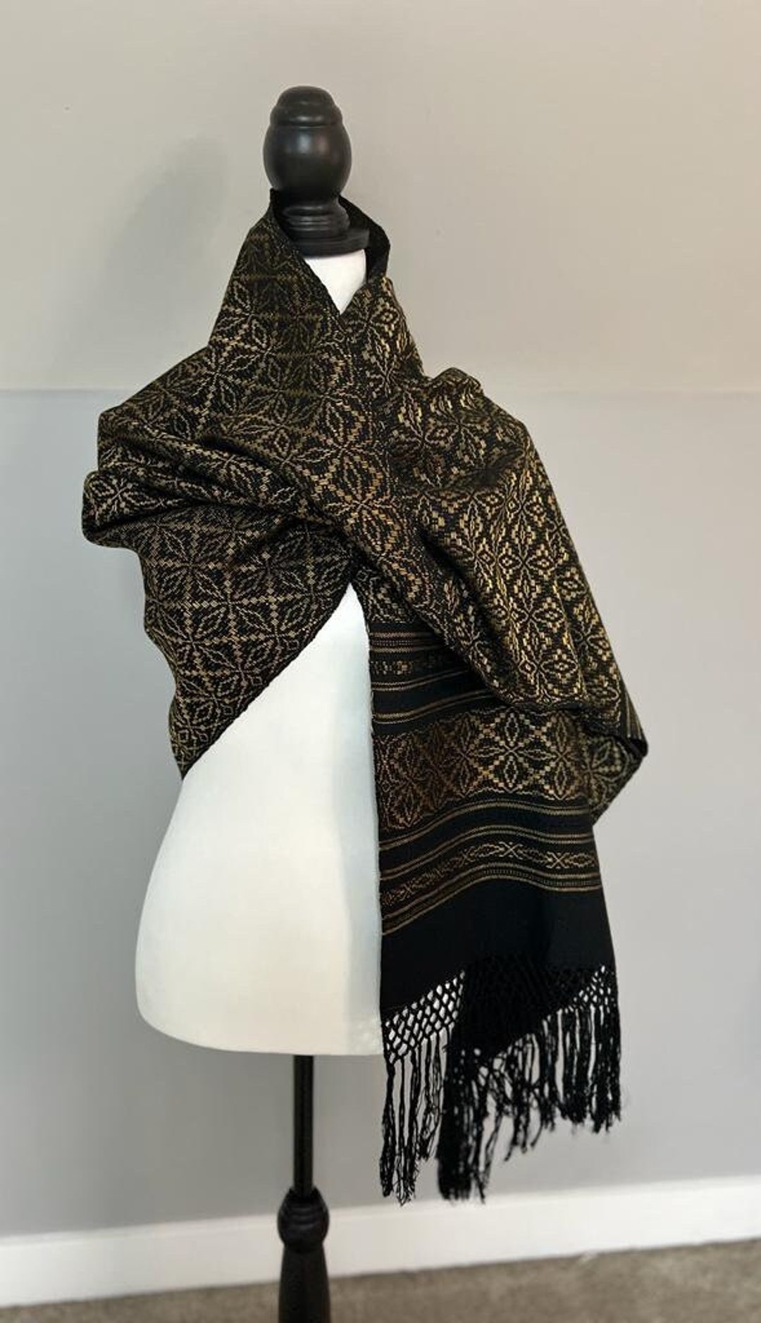 Cotton Rebozo Mexican Rebozo Traditional Rebozo Traditional Shawl ...