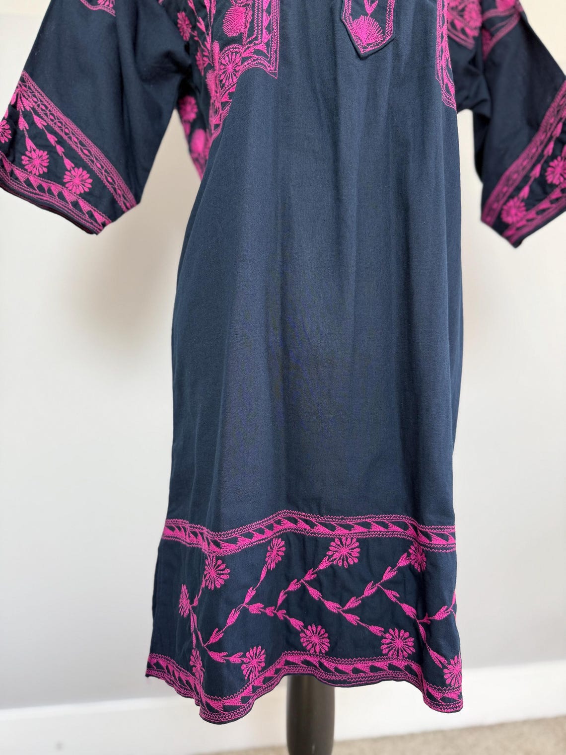 Mixe Embroidered Dress • Frida Huipil • Oaxacan Dress • Vestido De ...