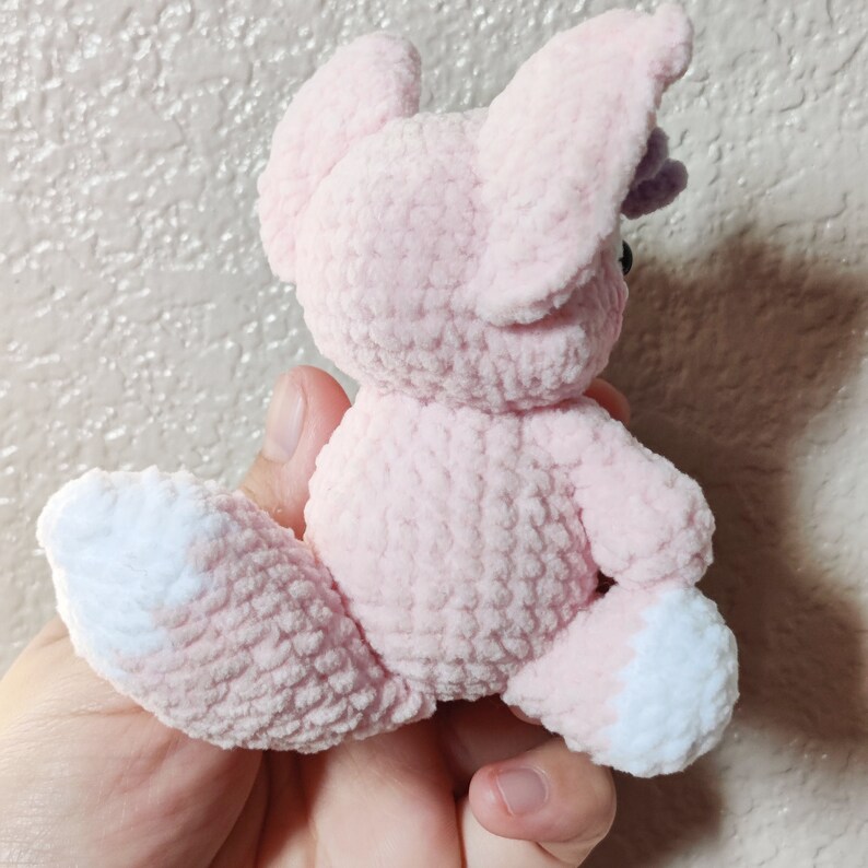 Personalized Pink Fox Toy Christmas Gift for Kid Stuffed Animal Doll ...