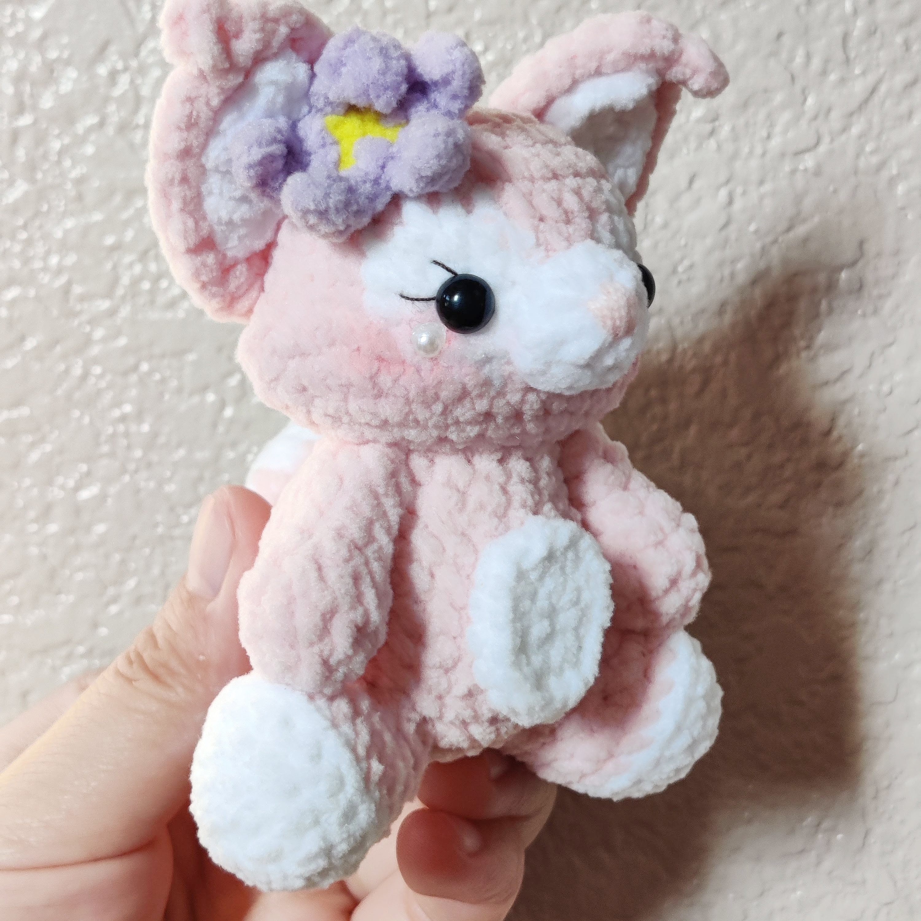 Personalized Pink Fox Toy Christmas Gift for Kid Stuffed Animal Doll ...