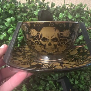 Goth Tea Cups Limited Edition - Etsy