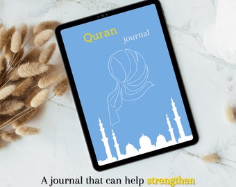 Digital Quran Journal by Mindful Muslimah | Quran Journaling, Quran ...