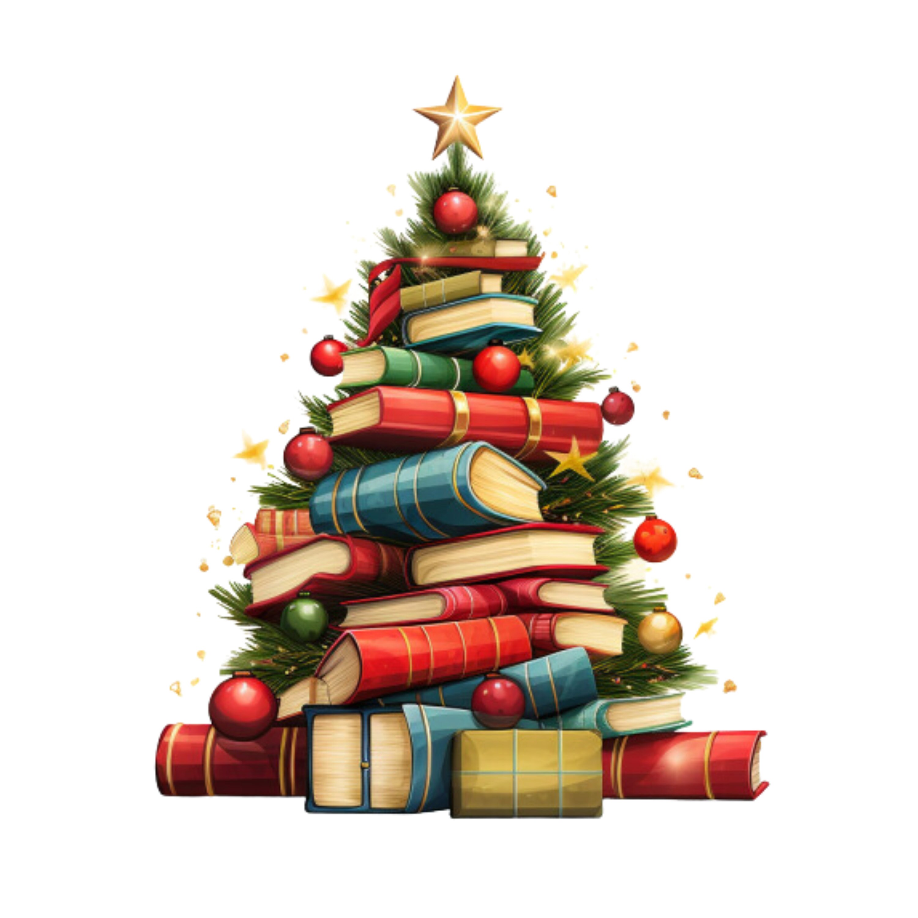 Christmas Book Tree Bundle PNG Design, Book Lover, Teacher Gift - Etsy
