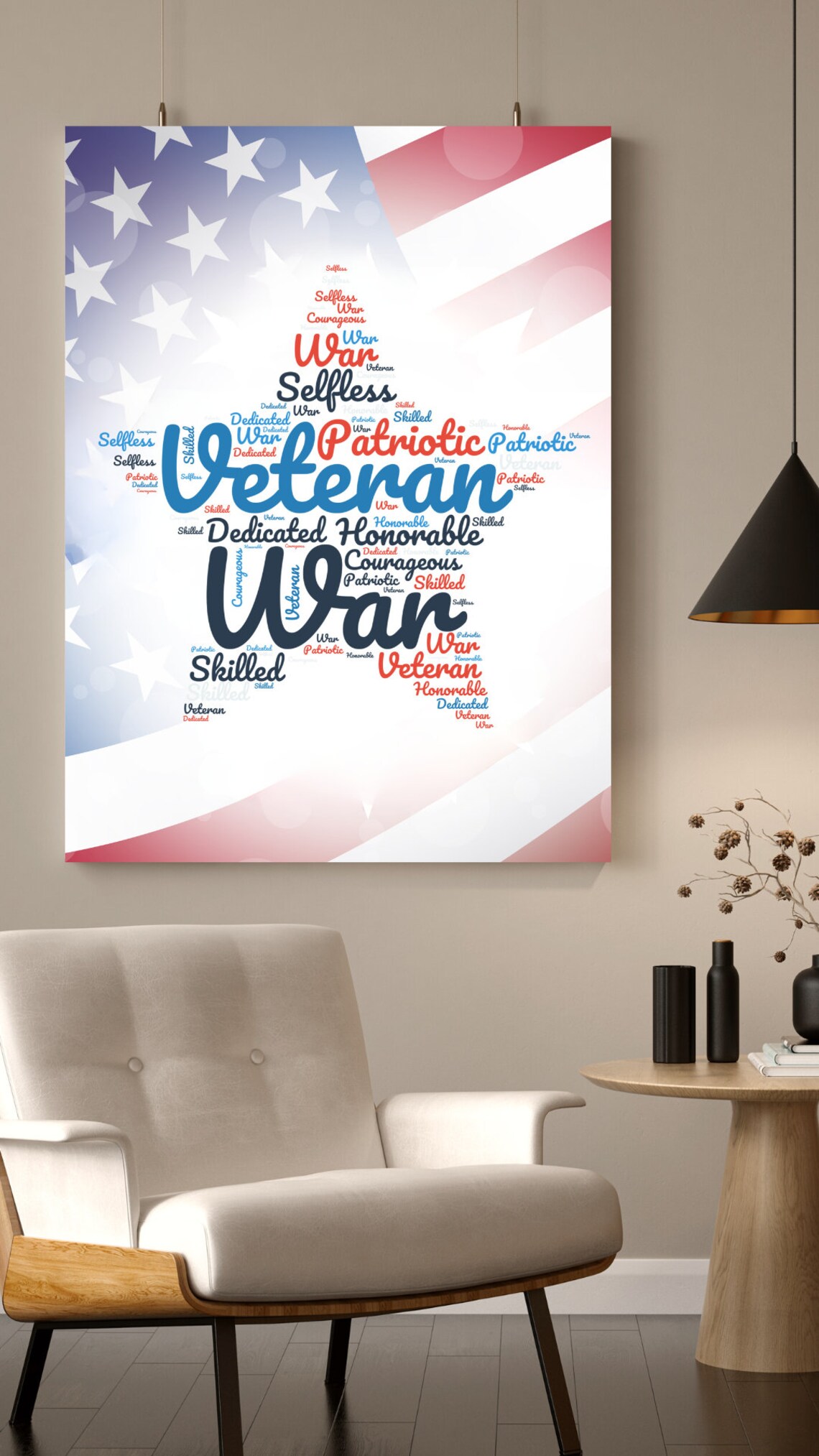 Veterans PRINTABLE Wall Art, Veterans Gift, Military Decor, Patriot ...