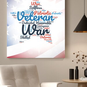 Veterans PRINTABLE Wall Art, Veterans Gift, Military Decor, Patriot ...