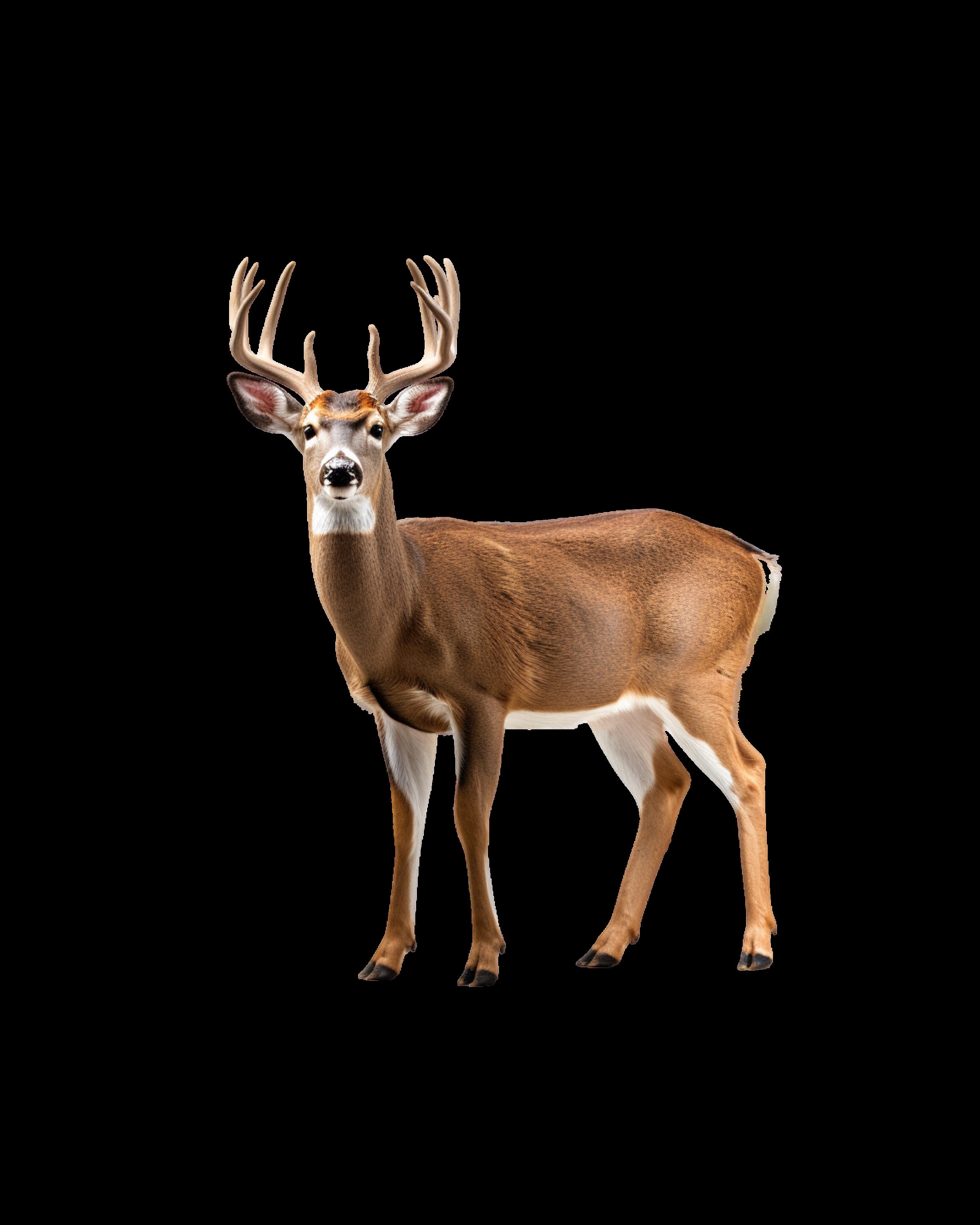 Whitetail Buck Deer PNG - Etsy