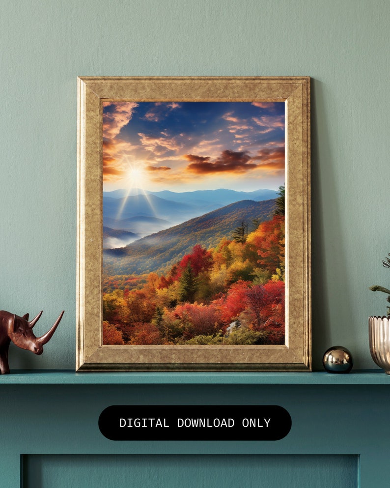 Autumn Beauty in Appalachia Digital Art - Etsy