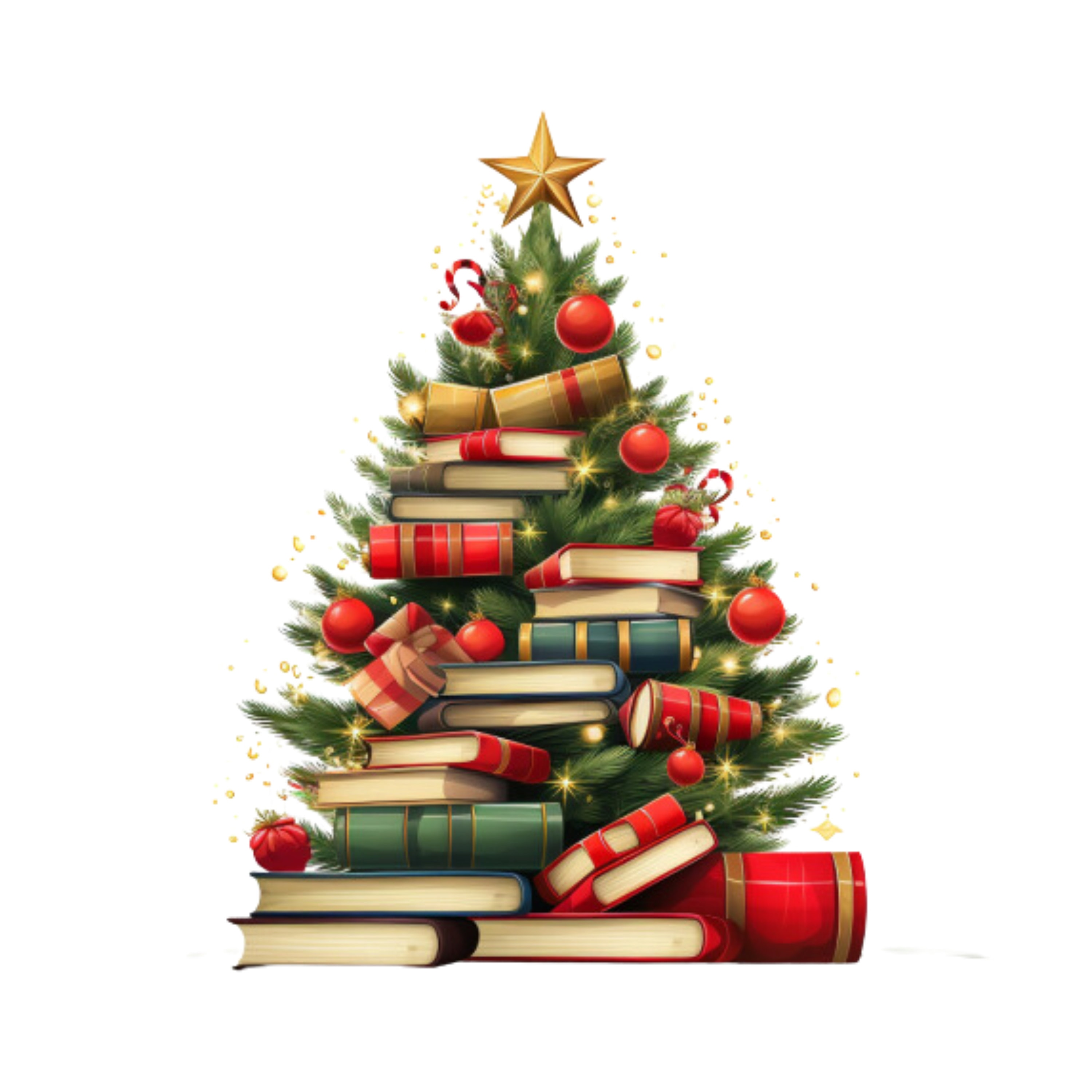 Christmas Book Tree Bundle PNG Design, Book Lover, Teacher Gift - Etsy