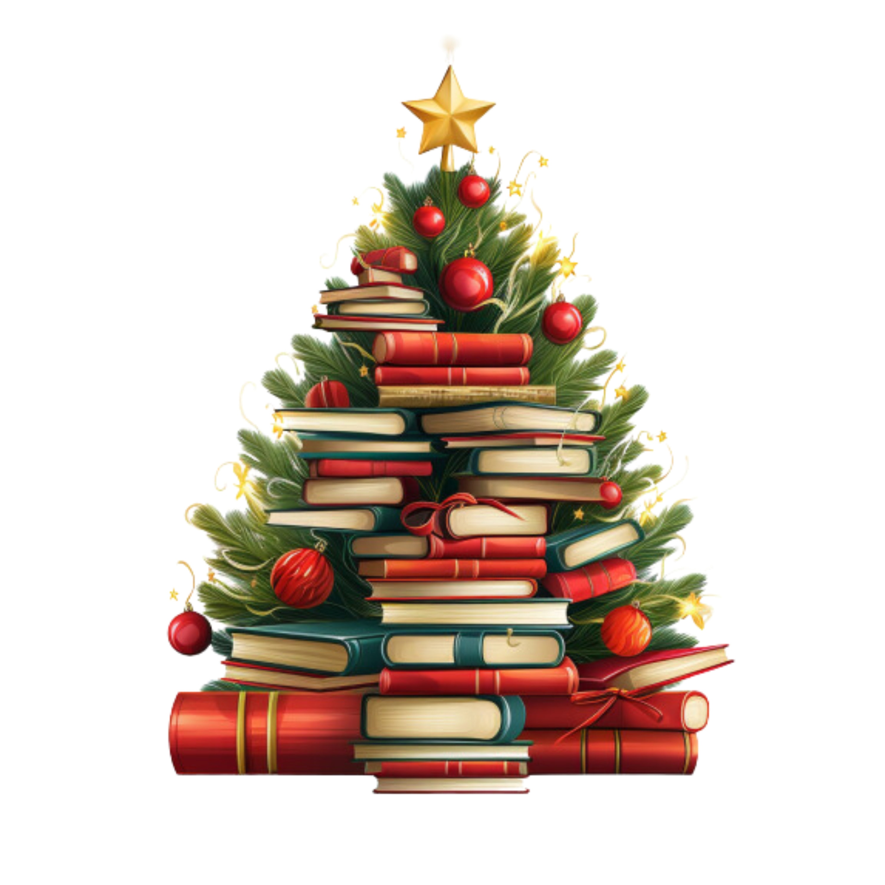 Christmas Book Tree Bundle PNG Design, Book Lover, Teacher Gift - Etsy
