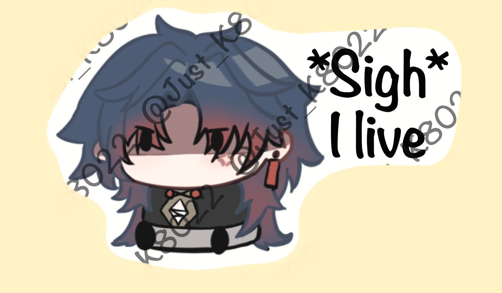Blade Sticker From Honkaistarrail - Etsy