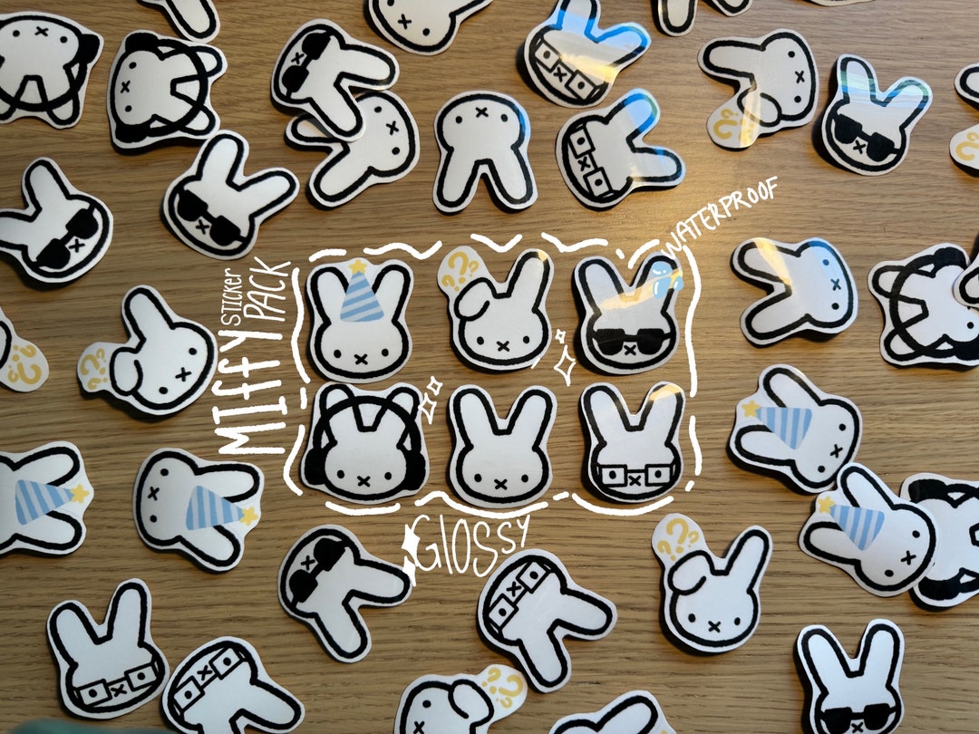 Miffy Sticker Pack |fanart| - A - Etsy