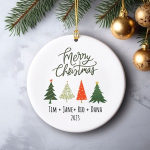 Family Ornament Personalized Christmas Ornament Family Gift 2024 ...