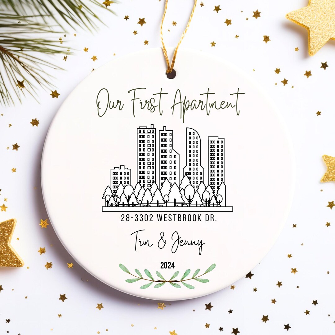 First Apartment Ornament First Home Gift New Home Gift New Family ...
