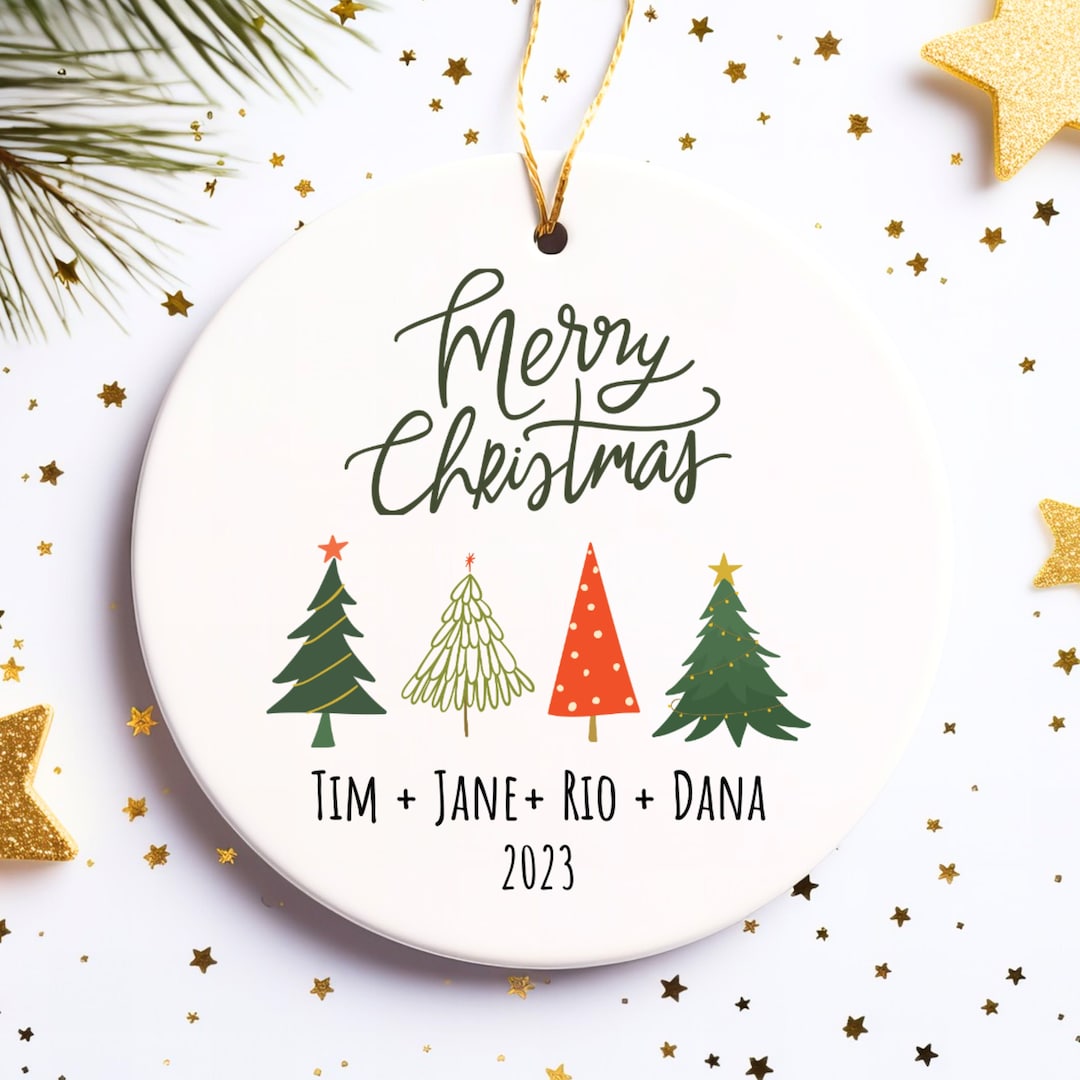Family Ornament Personalized Christmas Ornament Family Gift 2024 ...