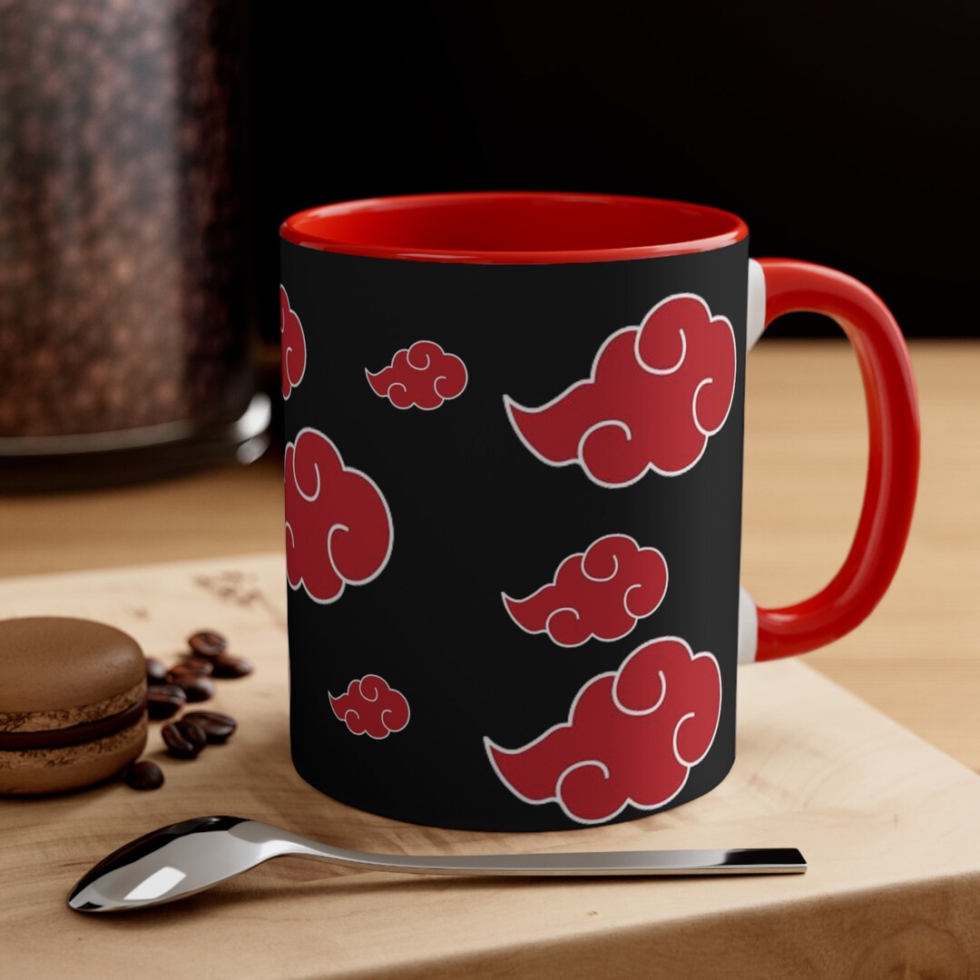 Akatsuki Red Cloud Anime, 11 Oz Mug , Anime, Gift for Him, Gift for ...