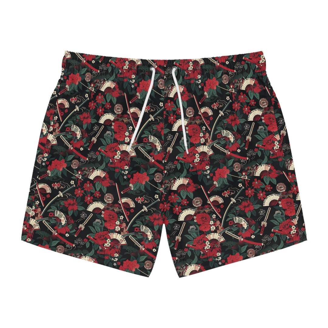 Demon Slayer Swimwear Trunk Anime Shorts Anime Graphic Japanese Anime ...