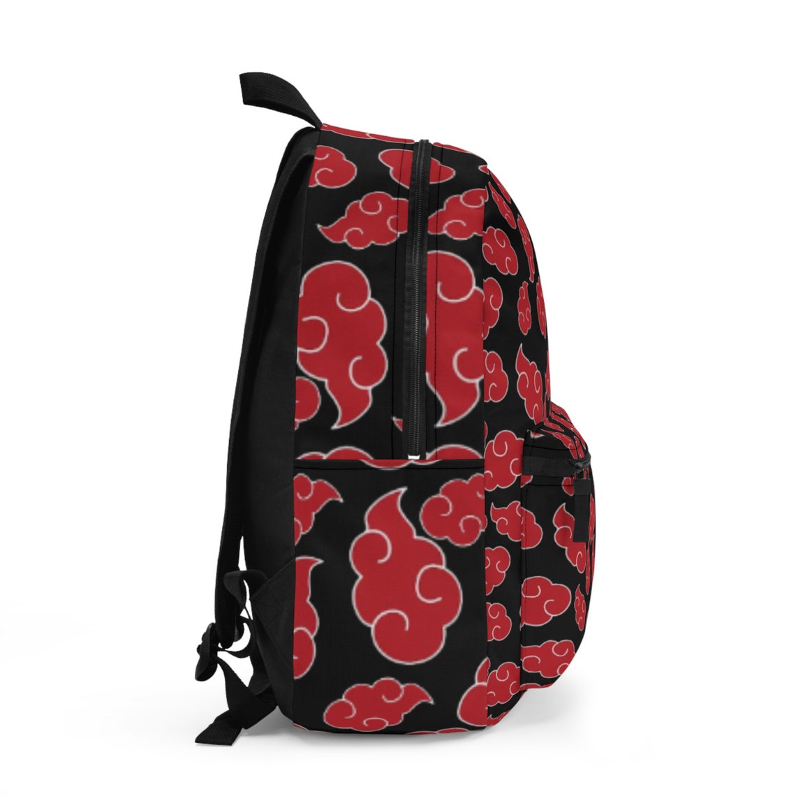 Akatsuki Red Cloud Anime Backpack Anime Gift for Him Gift for Anime ...