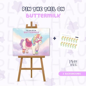 Pin the Tail Game, Pin the Tail Fun Kids Game, Deco Party for Boys ...