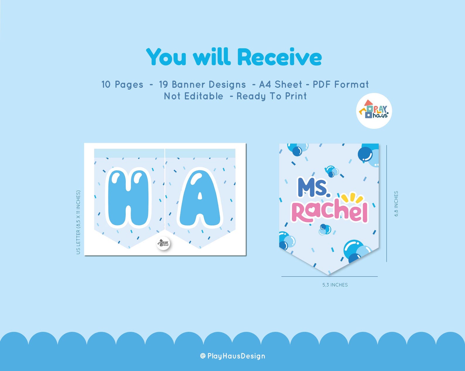 Ms. Rachel Birthday Banner, Songs for Littles, Ms. Rachel Happy ...