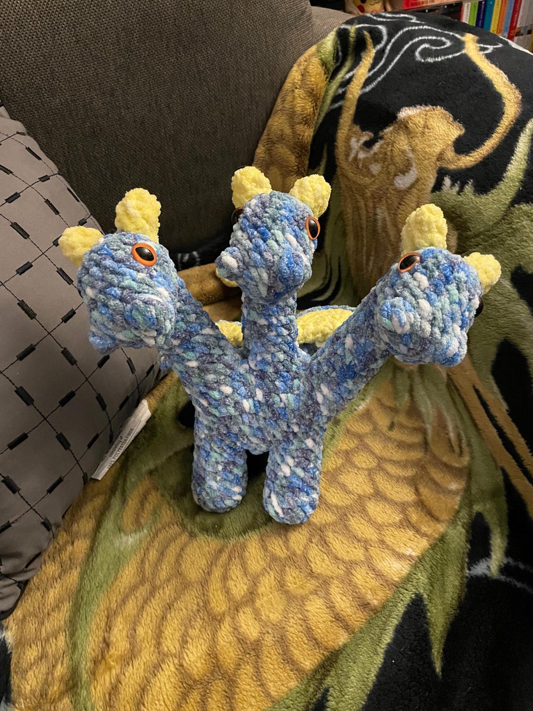 Handmade Crochet Hydra Plushie - Etsy