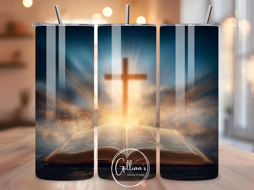 Divine Illumination 20oz Straight Skinny Tumbler Wrap Sublimation ...
