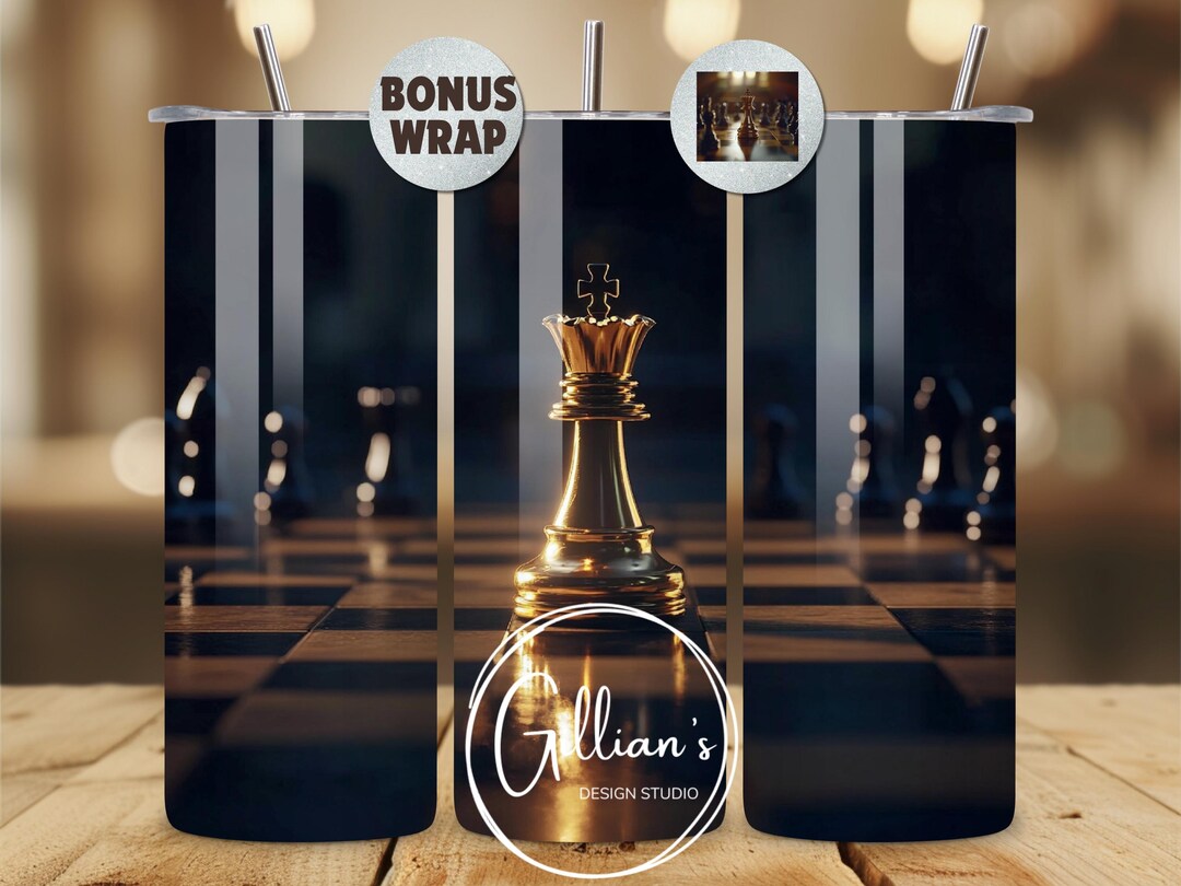 Chess 20oz Tumbler Wrap Sublimation Design, Bonus Digital Download ...