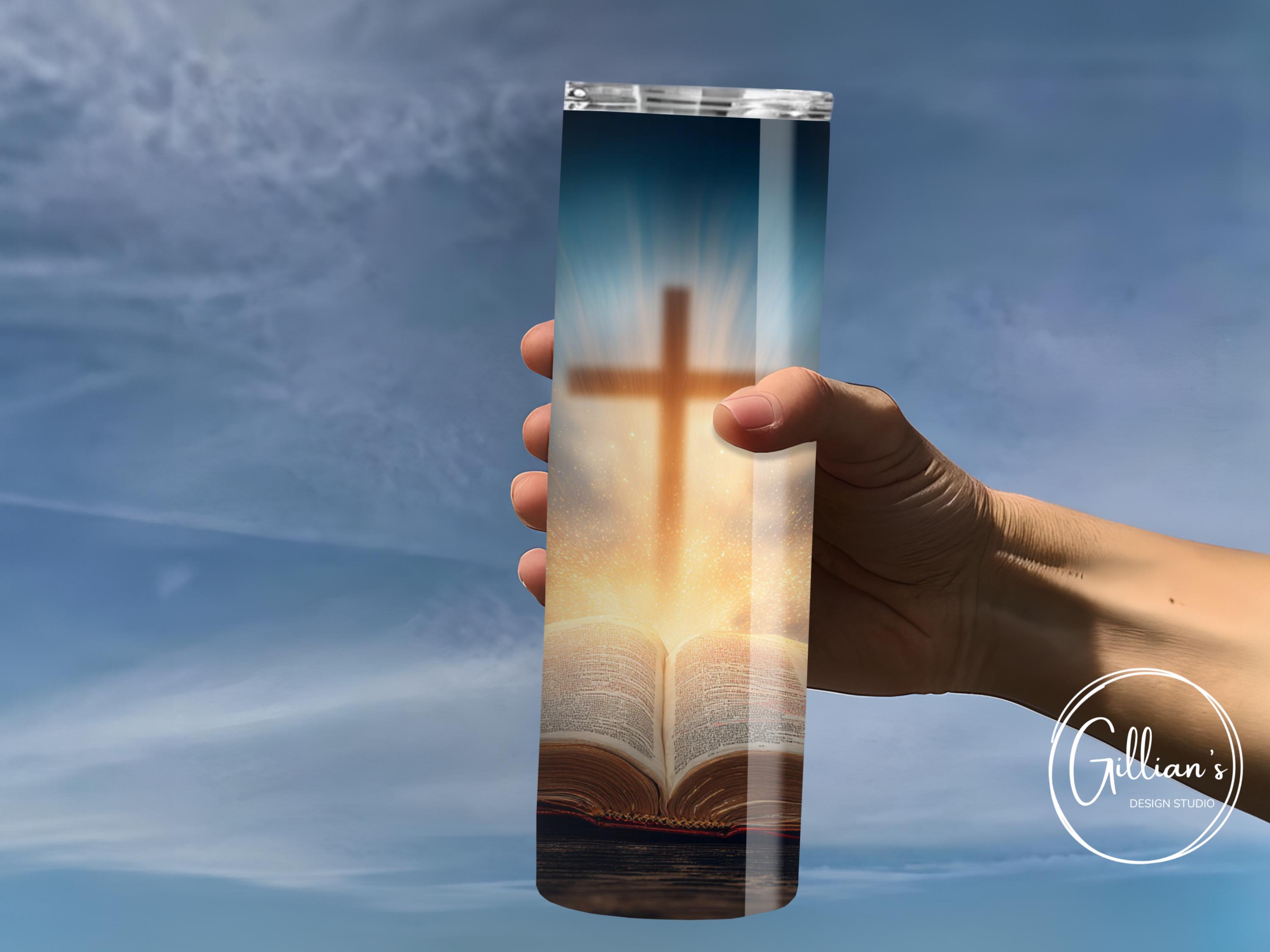Divine Illumination 20oz Straight Skinny Tumbler Wrap Sublimation ...