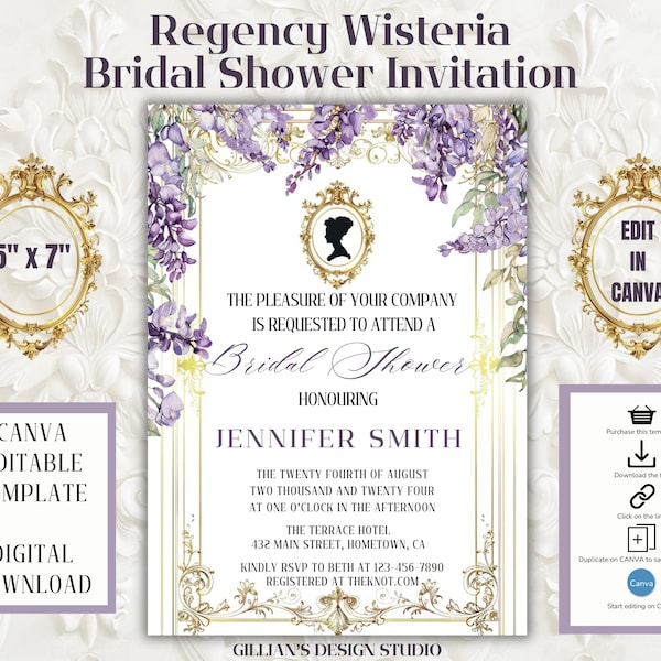 Regency Invite - Etsy