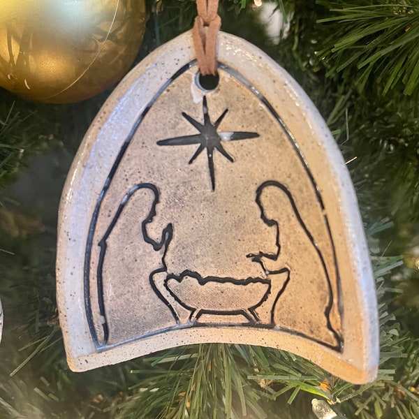 Ceramic Nativity Set - Etsy