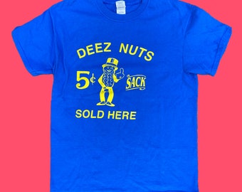 Deez Nuts Funny T-shirt Nuts Meme Unisex Men & Women's Tee - Etsy